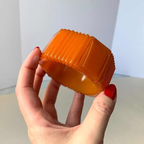 Orange Bakelite - Etsy
