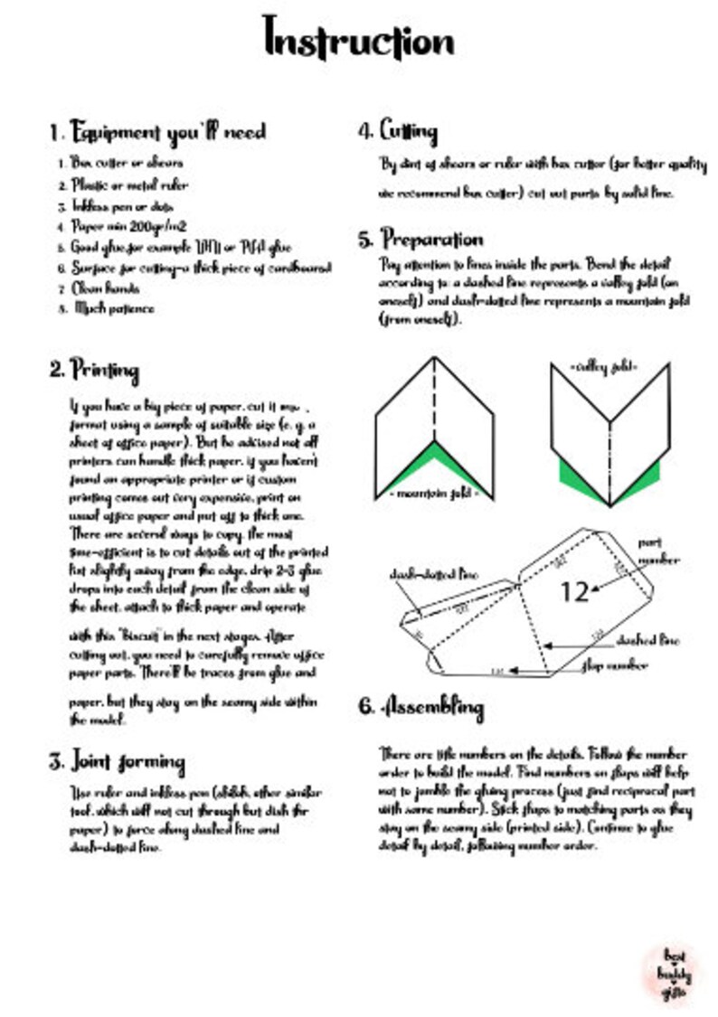 Snail 3D Model Papercraft Origami Craft Kit DIY PDF Template - Etsy ...