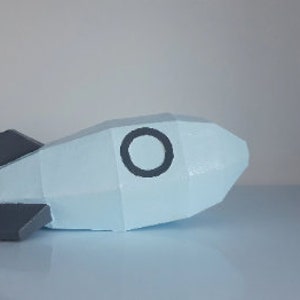 Rocket Papercraft Rocket Launch Craft Kit DIY PDF Template 3D Model ...