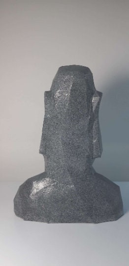 Moai Papercraft Origami Craft Kit DIY PDF Template Moai Statue 3D Model ...