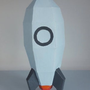 Rocket Papercraft Rocket Launch Craft Kit DIY PDF Template 3D Model ...