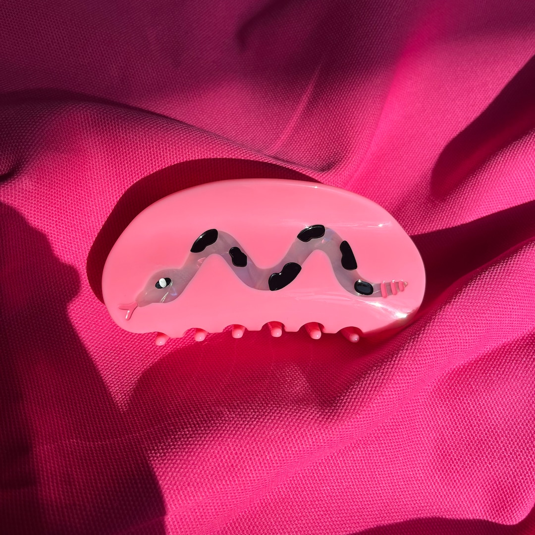 Snake Acetate Hair Claw - Etsy