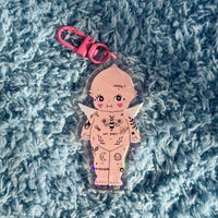 Lil Peep Resin Keychain - Round Anarchy Tattoo Resin Charm - Etsy