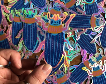 Beetle Sticker | Etsy