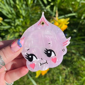 Kewpie Head Acetate Compact Mirror - Etsy