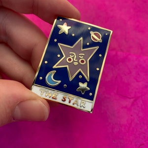 The Star Hard Enamel Pin - Etsy