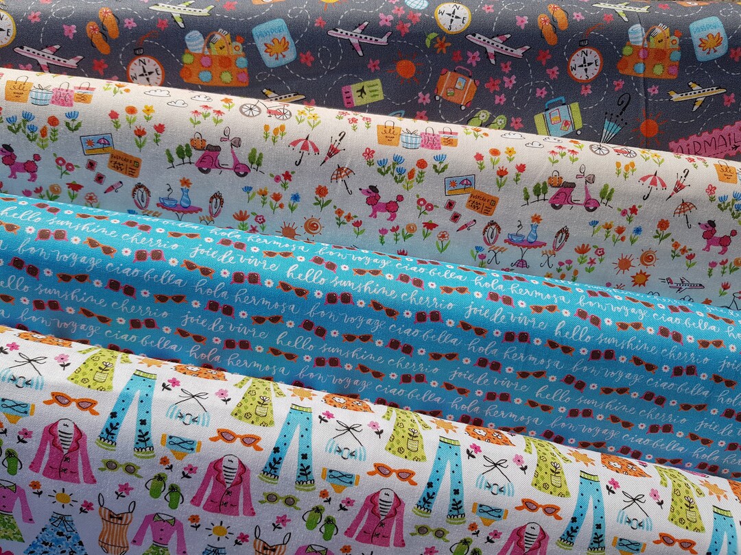 Blend Textiles "going in Style" 0.5 X 1.10 M, by Anne Keenan Higgins ...