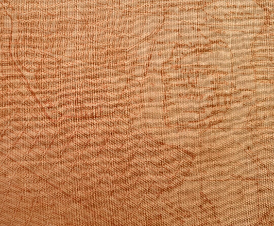 QT Quilting Treasures, Map Fabric, by Tina Higgins in the Color ...