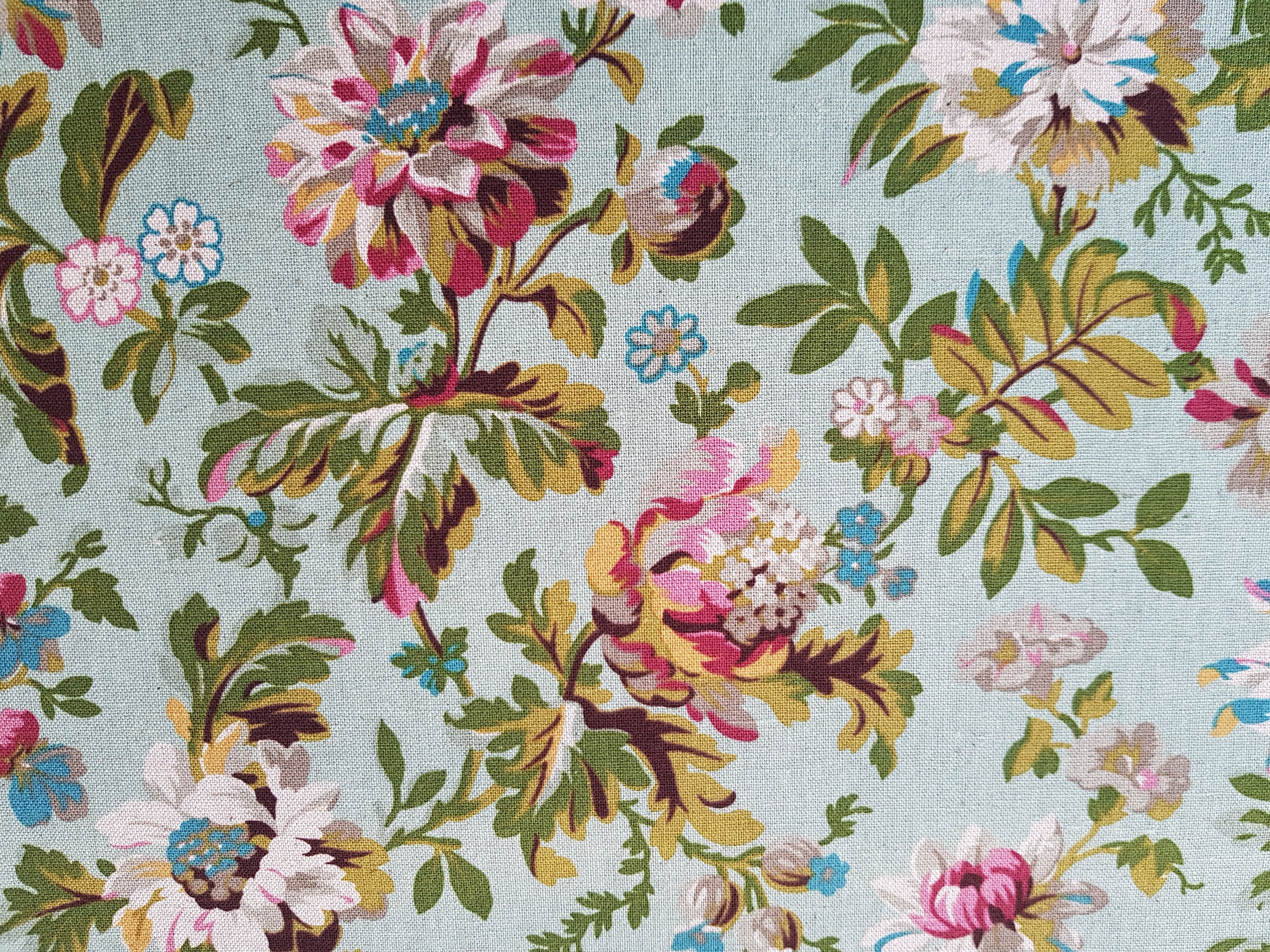 Kokka Tréfle Japan British Flower Canvas | Etsy