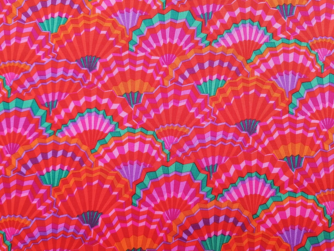 Kaffe Collective for Rowan the "paper Fans" - 0.5 X 1.10 M in the Color ...