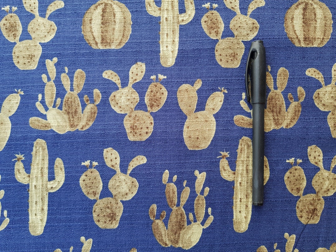 Kokka / Tréfle Japan - Cactus Fabric on Firmer Cotton With Exciting ...