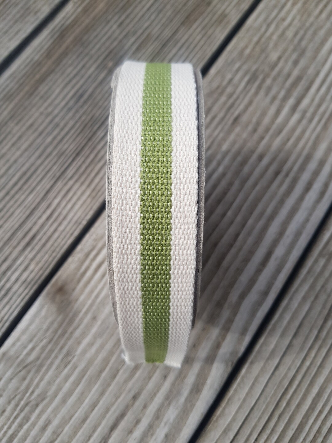 Sturdy Webbing With Structure in Natural / Green, 32 Mm X 1 Meter - Etsy