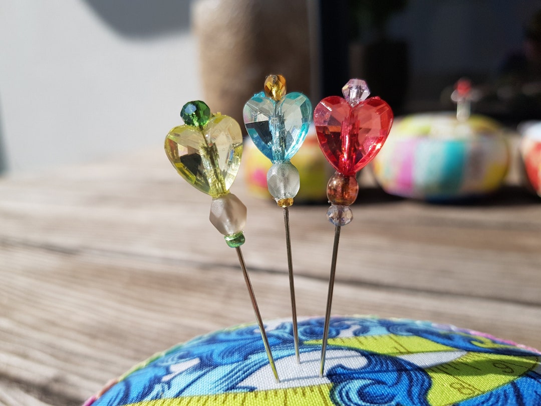 Handmade Decorative Pins 6 Cm, Set of 3 in Nostalgic Packaging ...