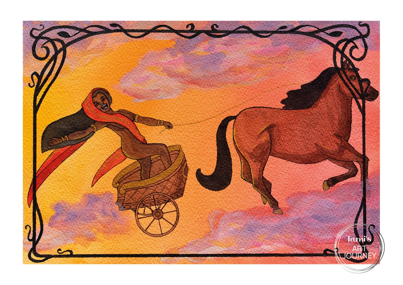 Ushas Fine Art Print Goddess of Dawn Shining Morning and - Etsy