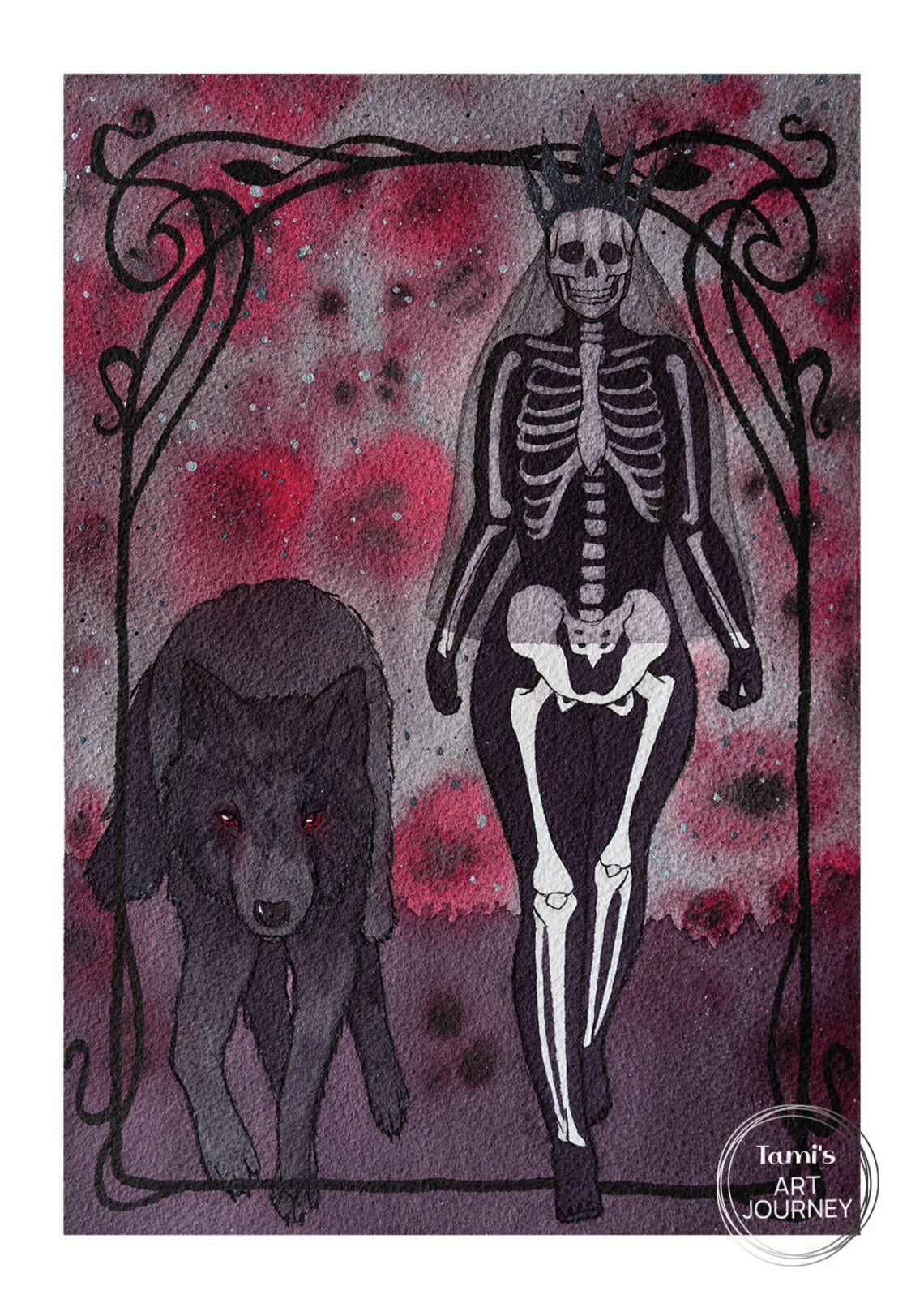 Kalma ~ Fine Art Print ~ Goddess of Death Mythology Finland - Etsy