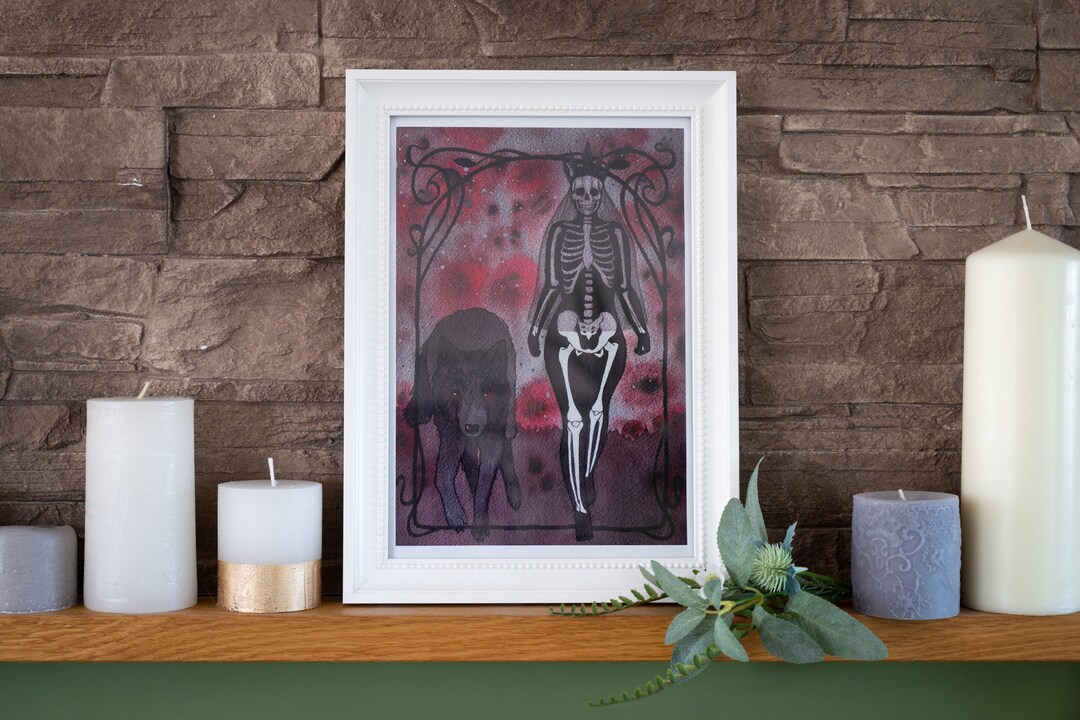 Kalma ~ Fine Art Print ~ Goddess of Death Mythology Finland - Etsy