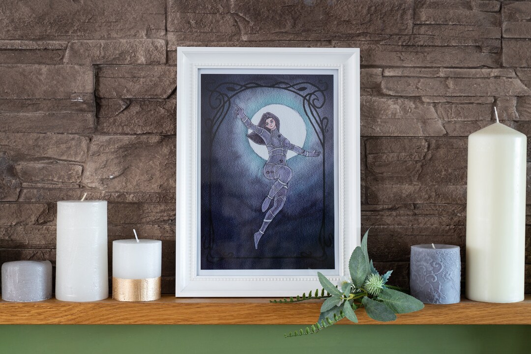 Nott Fine Art Print Nordic Goddess of the Night and Darkness Mythology ...