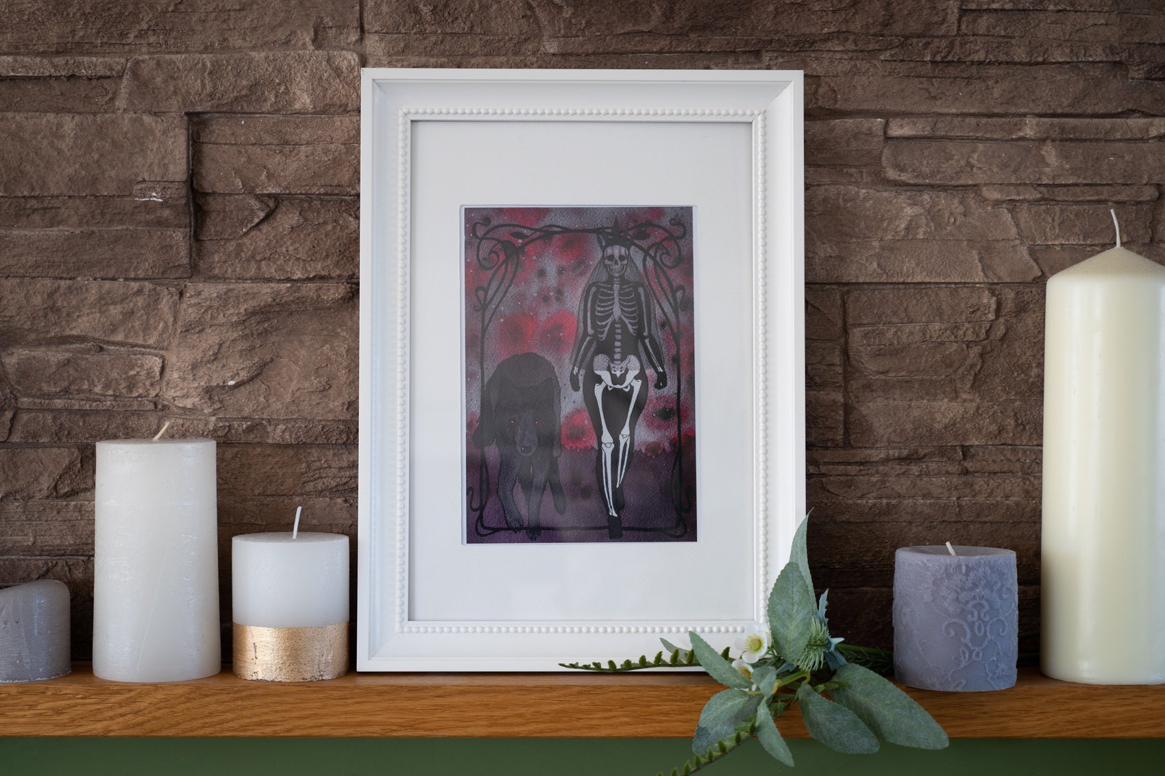 Kalma ~ Fine Art Print ~ Goddess of Death Mythology Finland - Etsy