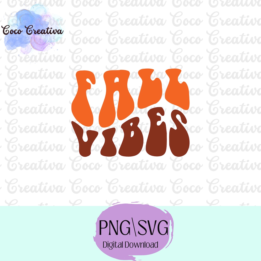 Fall Vibes Svg, Fall SVG, Fall Shirt Svg, Retro Fall Svg, Autumn Svg ...