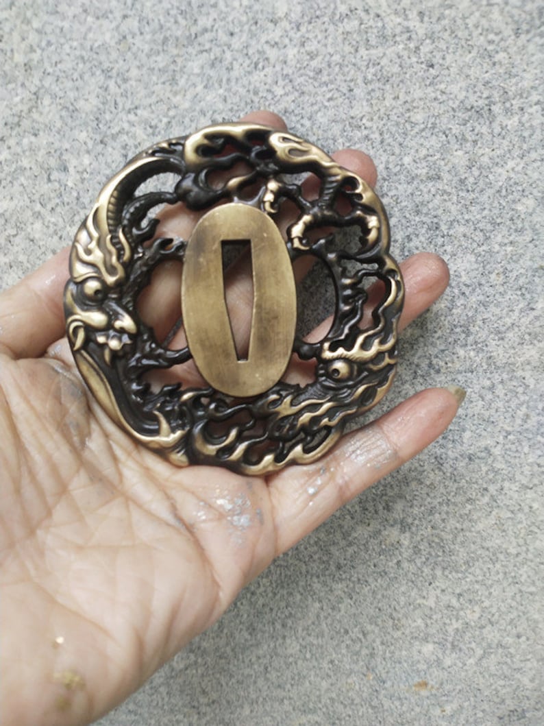 Brass,handguard,japanesesword,katana,samurai,sword,fittingsampadapter ...