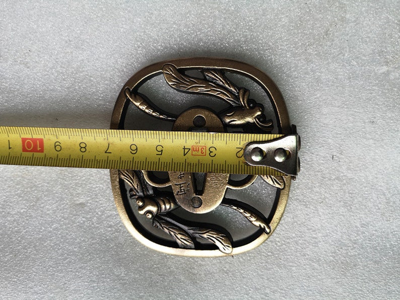 Latón guardamanos espada japonesa katana samurai espada - Etsy España