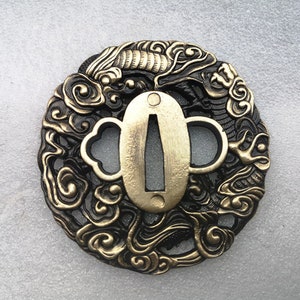 Brass,handguard,japanesesword,katana,samurai,sword,fittingsampadapter ...
