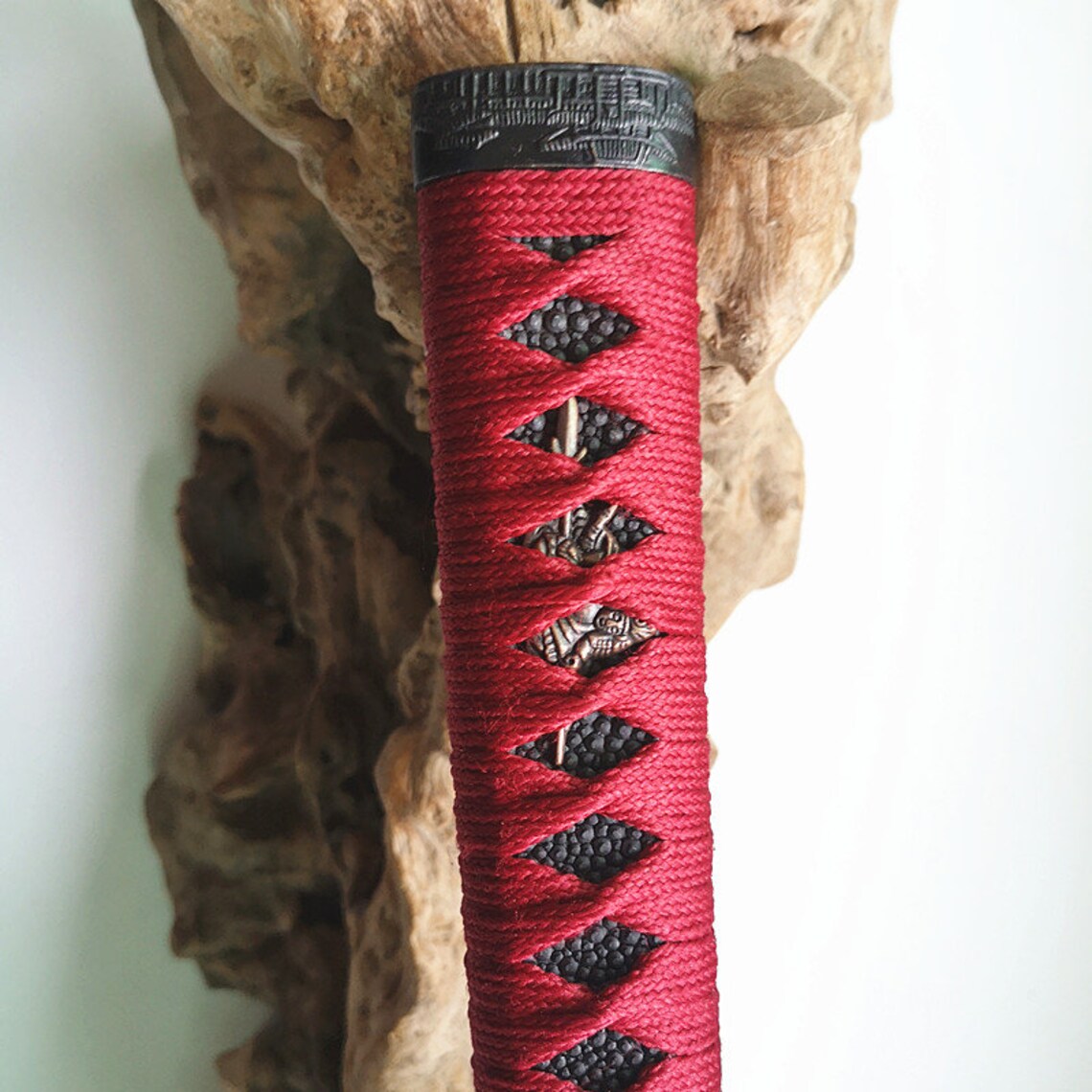 Japanese Samurai Katana Sword Handle Tsuka 26cm Alloy Menuki | Etsy