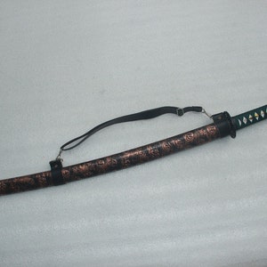 Wooden Samurai Katana Sword W/ Scabbard Cosplay Video Game - Etsy