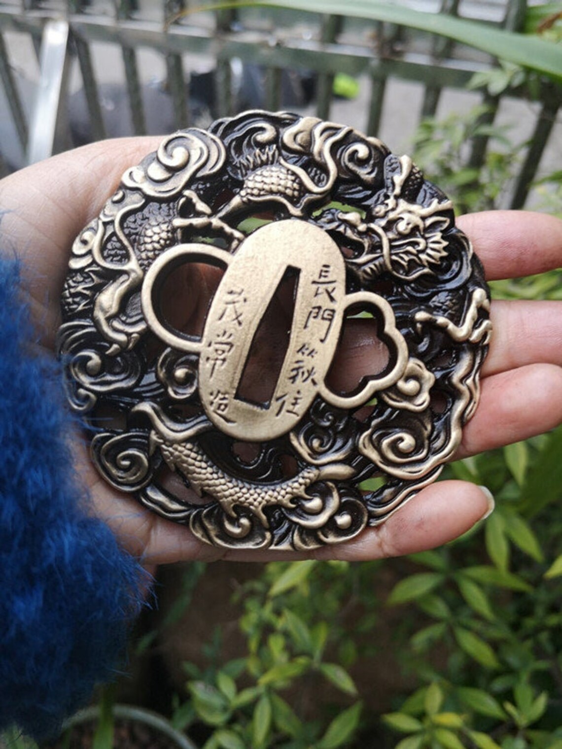 Brass,handguard,japanesesword,katana,samurai,sword,fittingsampadapter ...