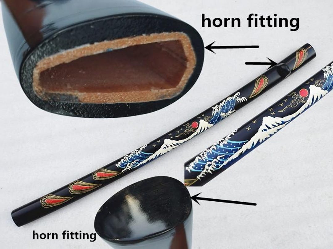 30 Inch All Hand-painted Saya Sheath for Japanese Samurai Katana Sword ...