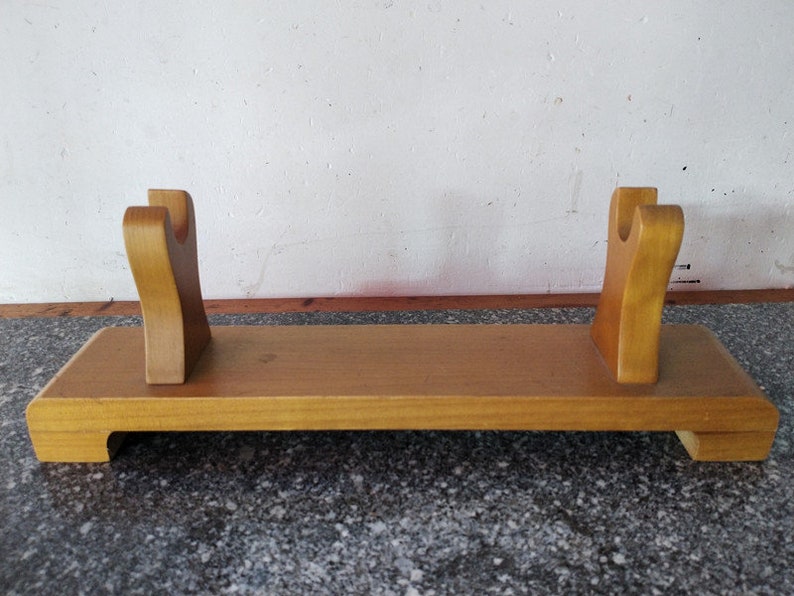 Solid Wood Sword Stand Samurai Sword Display Stand Katana Sword Knife ...