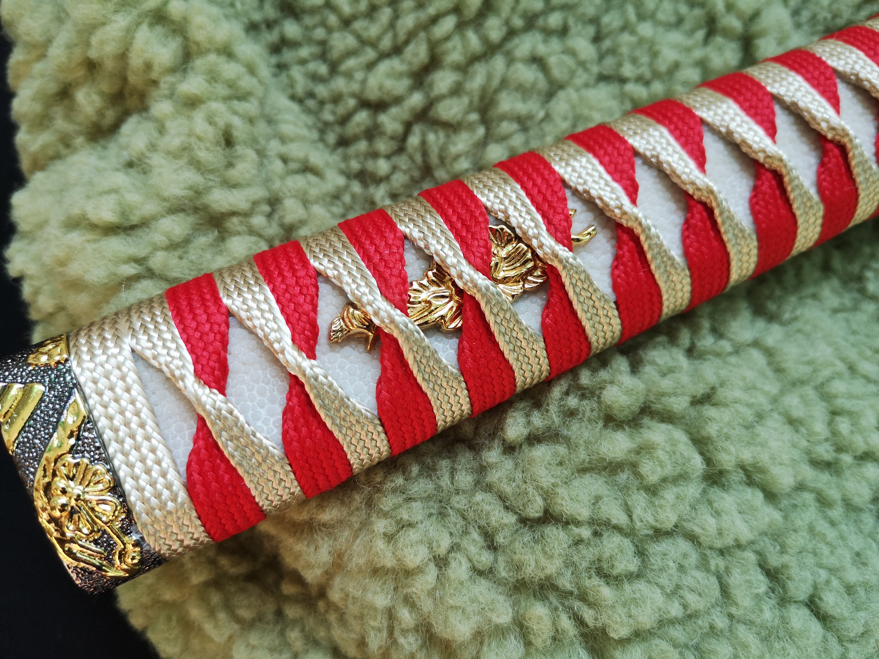 Japanese Samurai Katana sword Handle Tsuka 26cm Alloy Menuki | Etsy