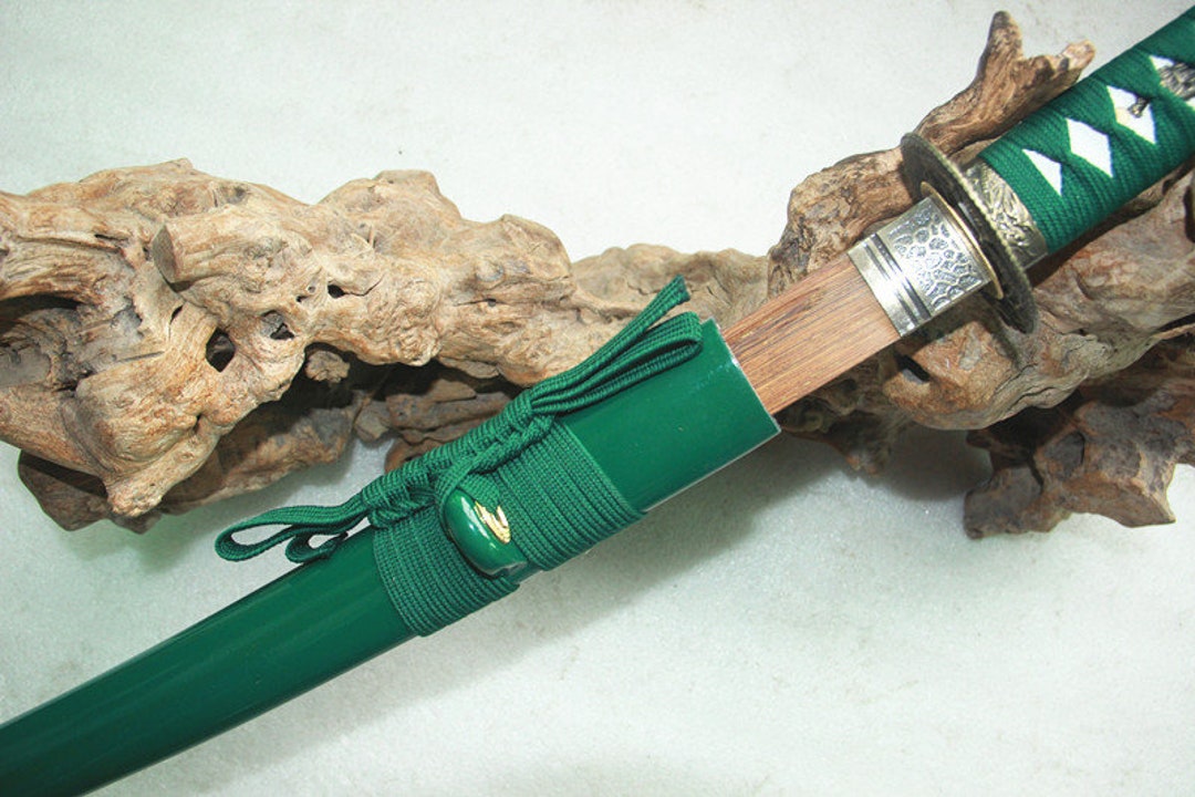 Wooden Samurai Katana Sword W/ Scabbard Cosplay Video Game - Etsy