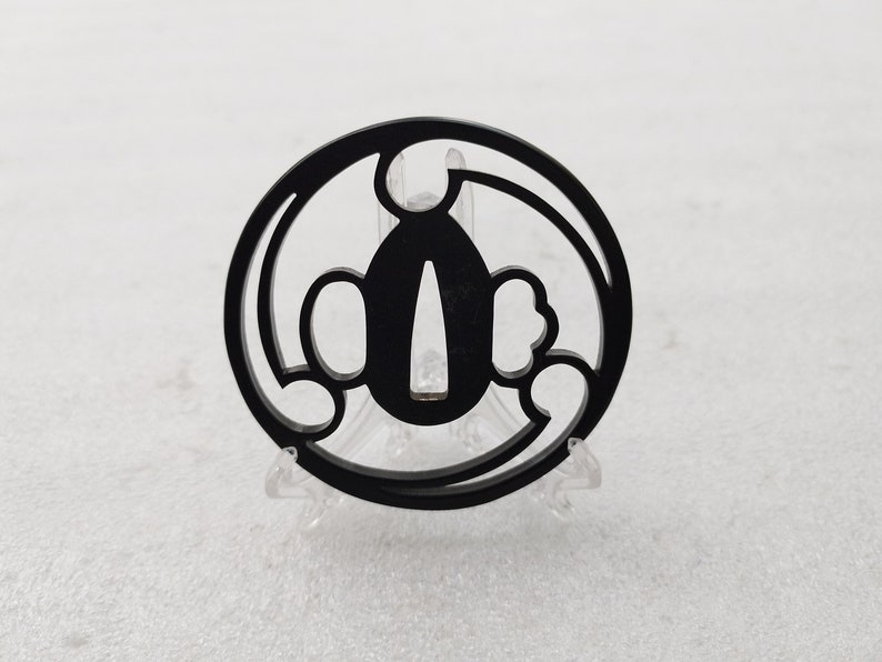Samurai Sword Iron Tsuba and Fuchi - Etsy