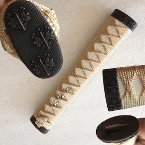 10 Colors Japanese Samurai Sword Fittings Katana Handle 20 Cm Tsuka ...