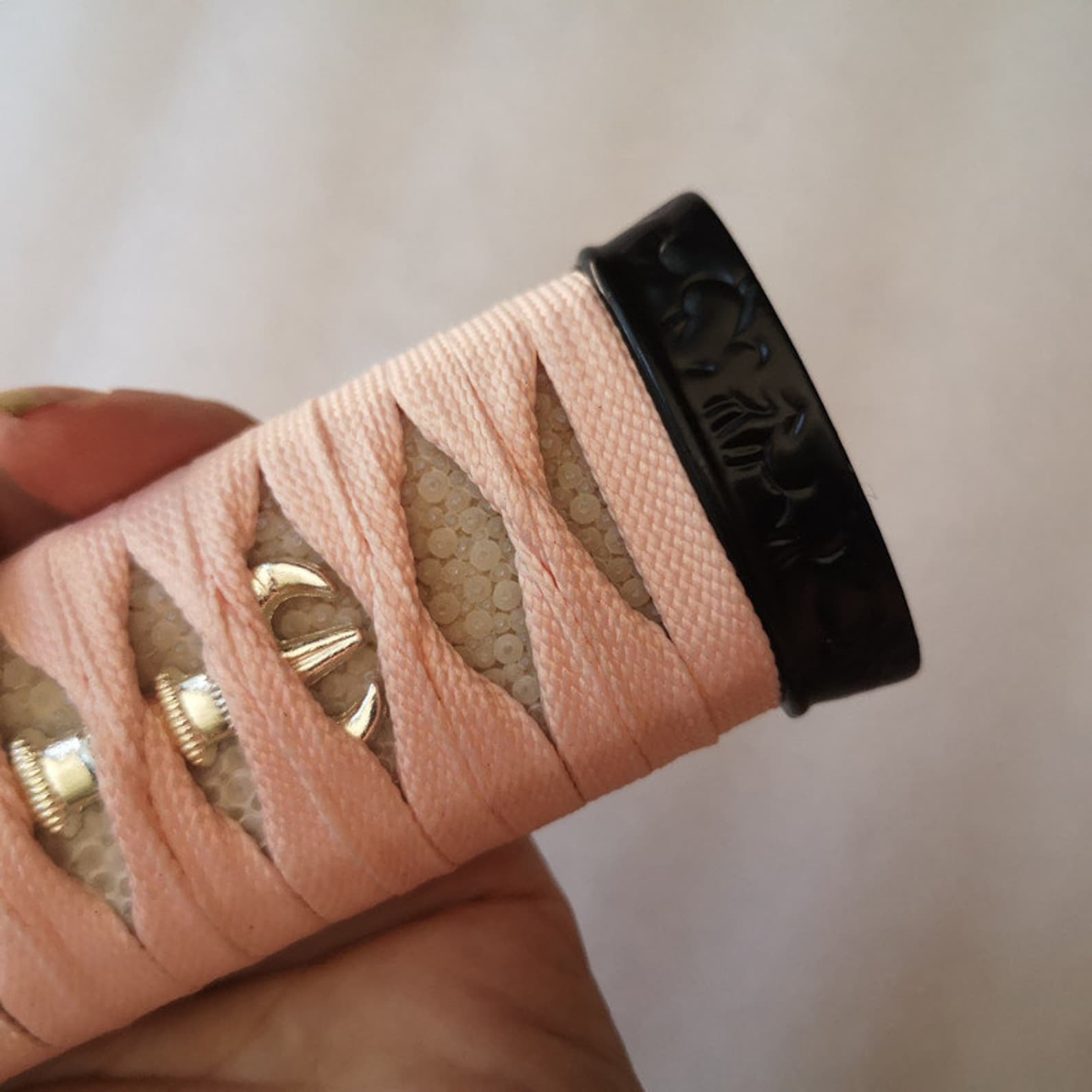 Japanese Samurai Katana Sword Handle Tsuka 15cm Alloy Menuki - Etsy