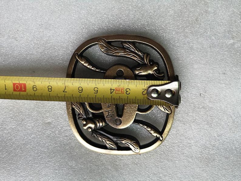 BrasshandguardjapaneseswordkatanaSamuraiswordfittingsamp | Etsy