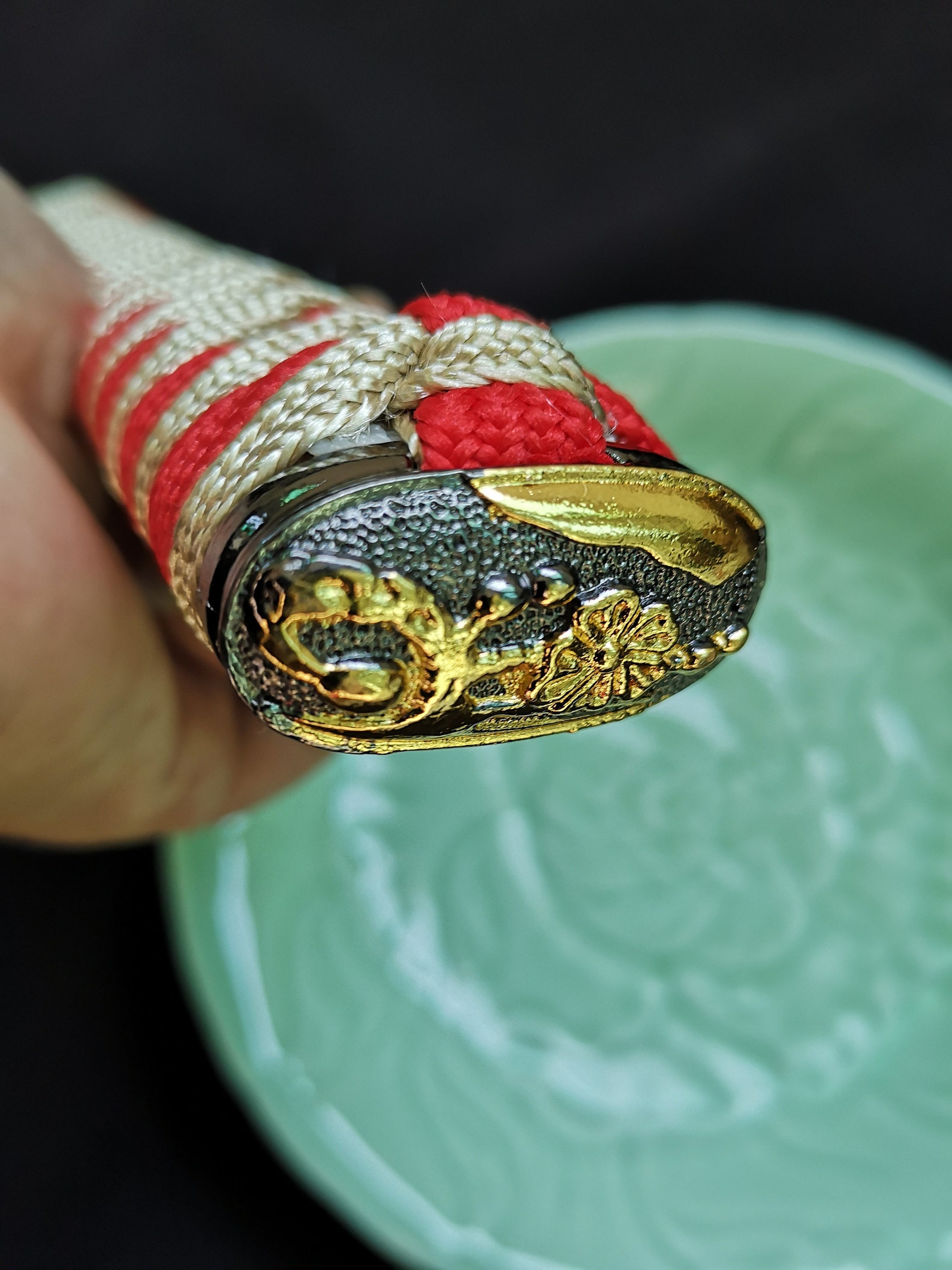 Japanese Samurai Katana Sword Handle Tsuka 26cm Alloy Menuki - Etsy