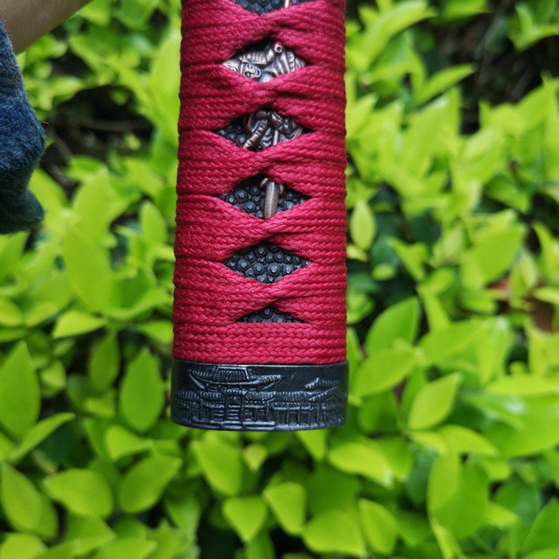 Japanese Samurai Katana Sword Handle Tsuka 26cm Alloy Menuki Tsuba - Etsy