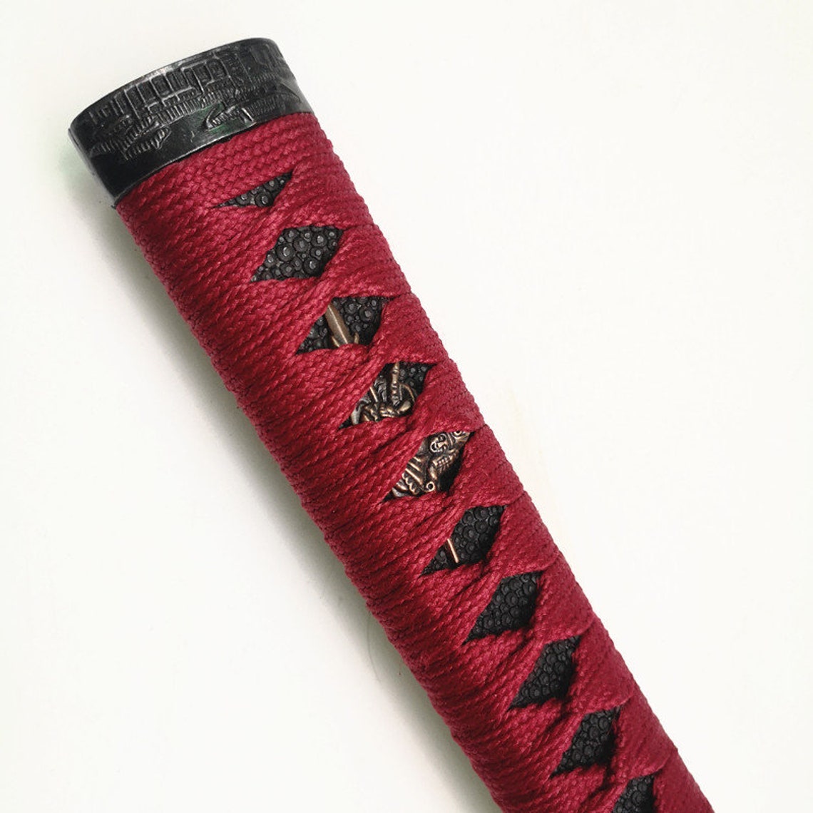 Japanese Samurai Katana Sword Handle Tsuka 26cm Alloy Menuki | Etsy