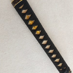 Japanese Samurai Katana Sword Handle Tsuka 26cm Alloy Menuki Tsuba - Etsy