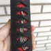 26cm Length Synthetic Silk Ito Red Rayskin Tsuka for Japanese Samurai ...
