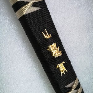 Japanese Samurai Katana Sword Handle Tsuka 26cm Alloy Menuki Tsuba - Etsy