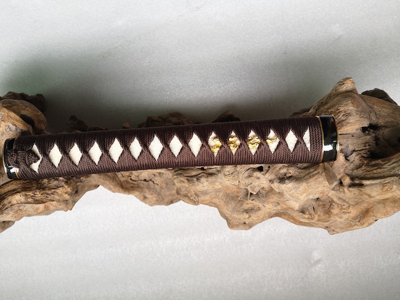 Japanese Samurai Katana Sword Handle Tsuka 26cm Alloy Menuki Tsuba Etsy