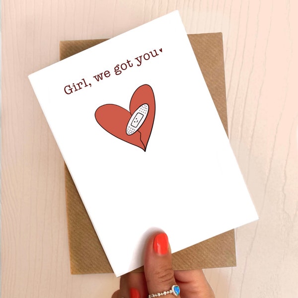 Break up Card - Etsy