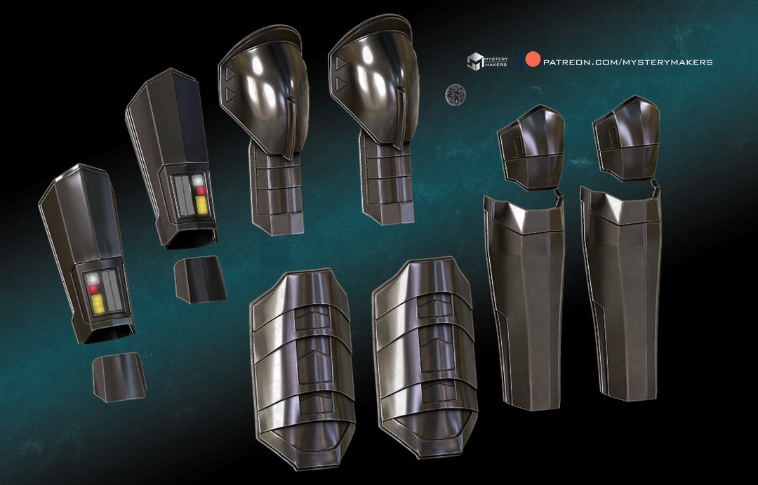 Shin Hati Armor (stl Files - Digital Download Only) - Etsy