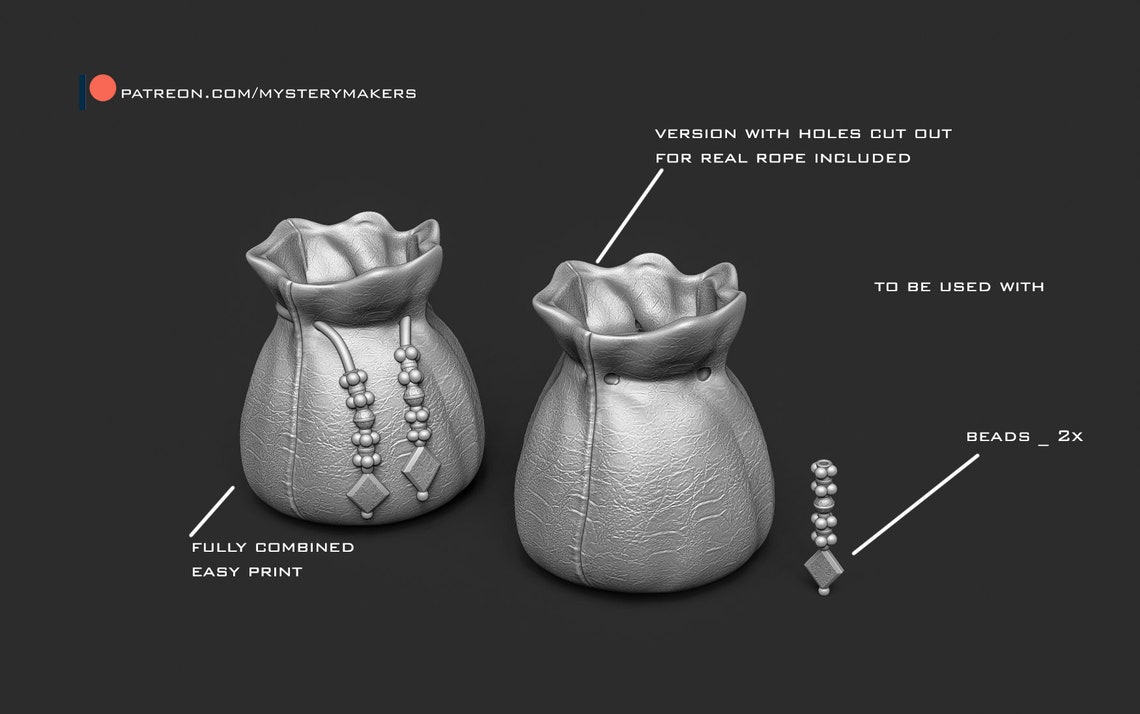 Sandman Pouch ( Stl Files - Digital Download) - Etsy