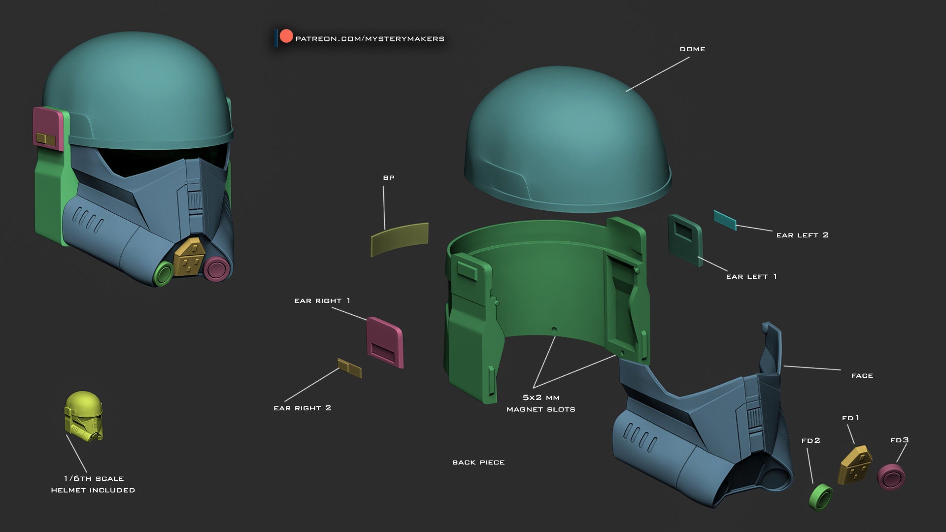 Imperial Super Commando Helmet ( Stl Files - Digital Download ONLY) - Etsy