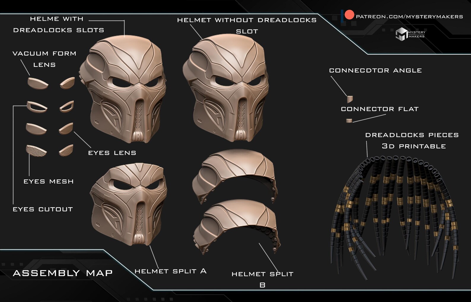 Predator Spawn Helmet (stl Files - Digital Download Only) - Etsy