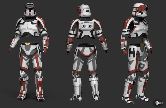 Custom 3d Printable Armor Kit Inspired by the Havoc Squad / - Etsy ...